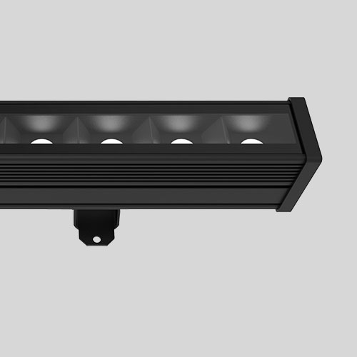 Lightway 5 - Outdoor Ambient Symmetrical Baffles Lighting Fixture by Vice